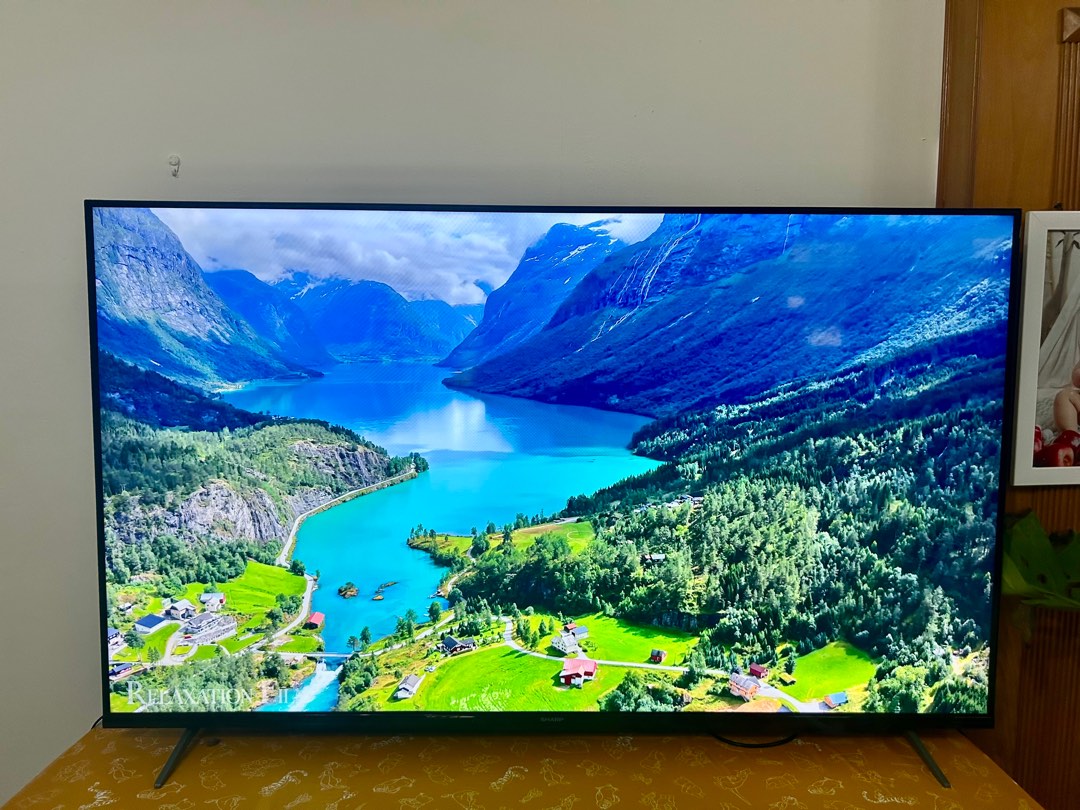 Sharp 55 inch 4k smart TV, TV & Home Appliances, TV & Entertainment, TV ...