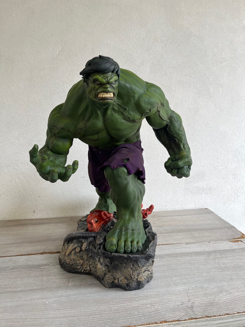 Sideshow Green Hulk Pf 1/4 Scale Statue, Hobbies & Toys, Collectibles ...