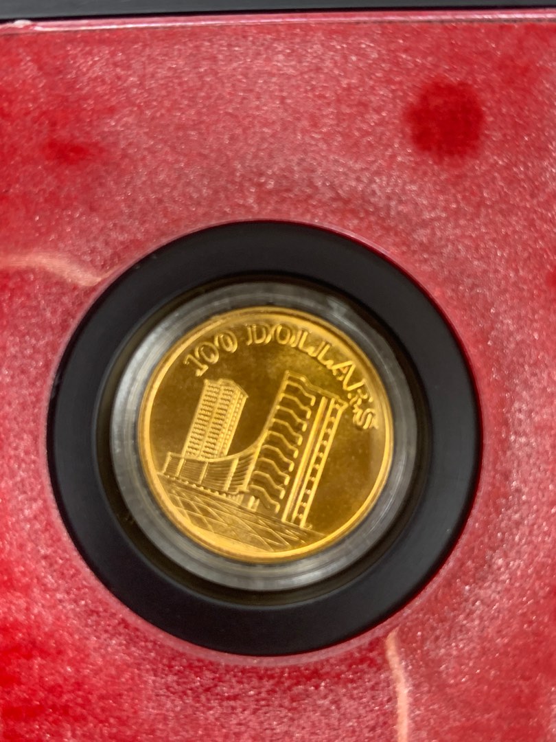 Gold - Singapore gold coin and USA American Liberty Gold Coin -When ...