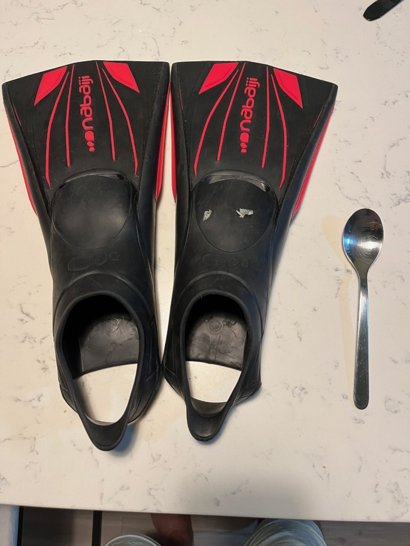 snorkelling fins for kids, Sports Equipment, Sports & Games, Water ...