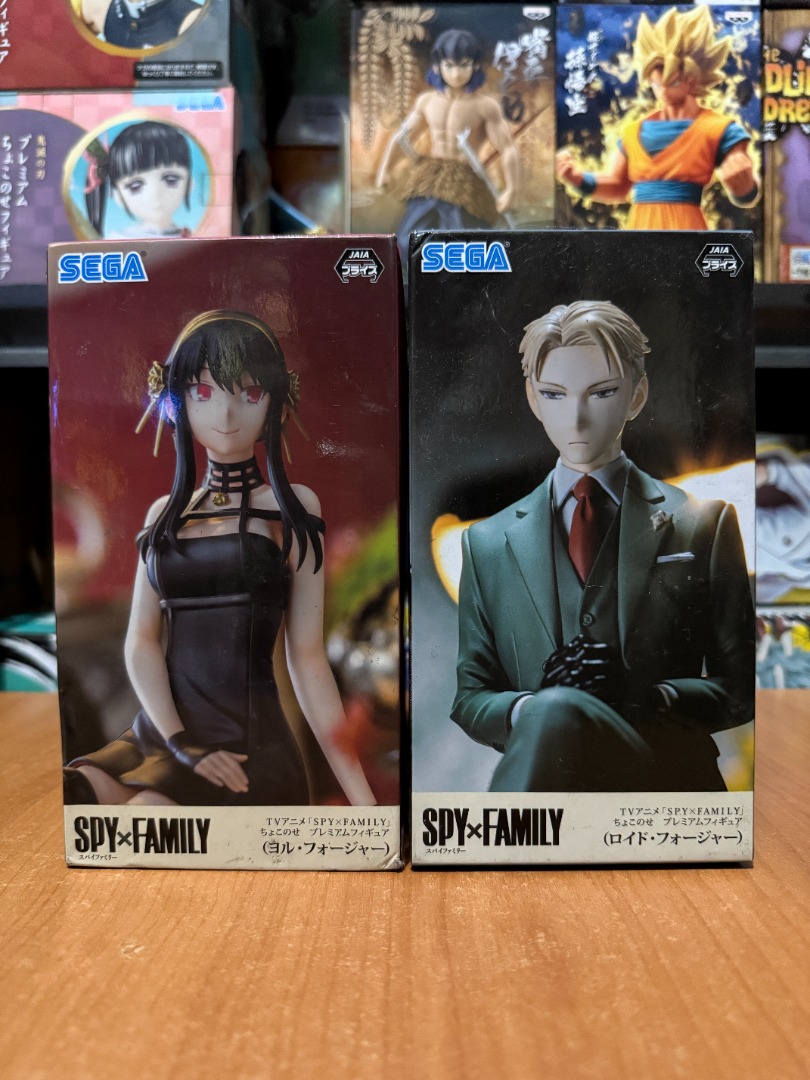 Spy x Family Premium Perching Figure Yor Forger & Loid Forger Set ...
