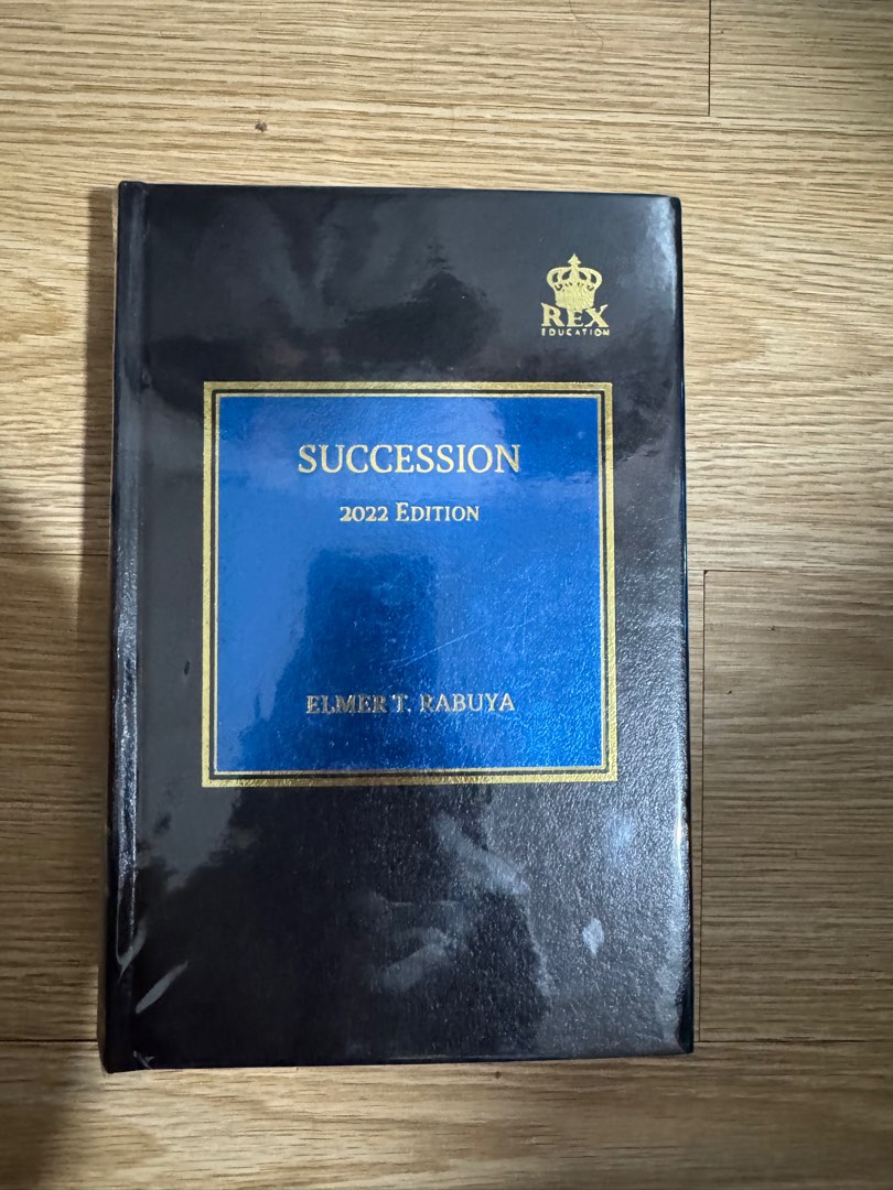 Succession 2022 Edition Rabuya, Hobbies & Toys, Books & Magazines ...