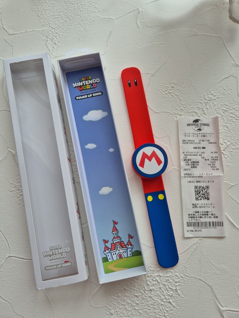 Super Mario Power Up Band Super Nintendo World, Bayi & Anak, Lainnya di ...