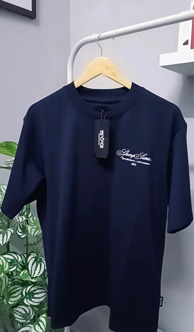 SVG SS25 CURSIVE TEE, Men's Fashion, Activewear on Carousell