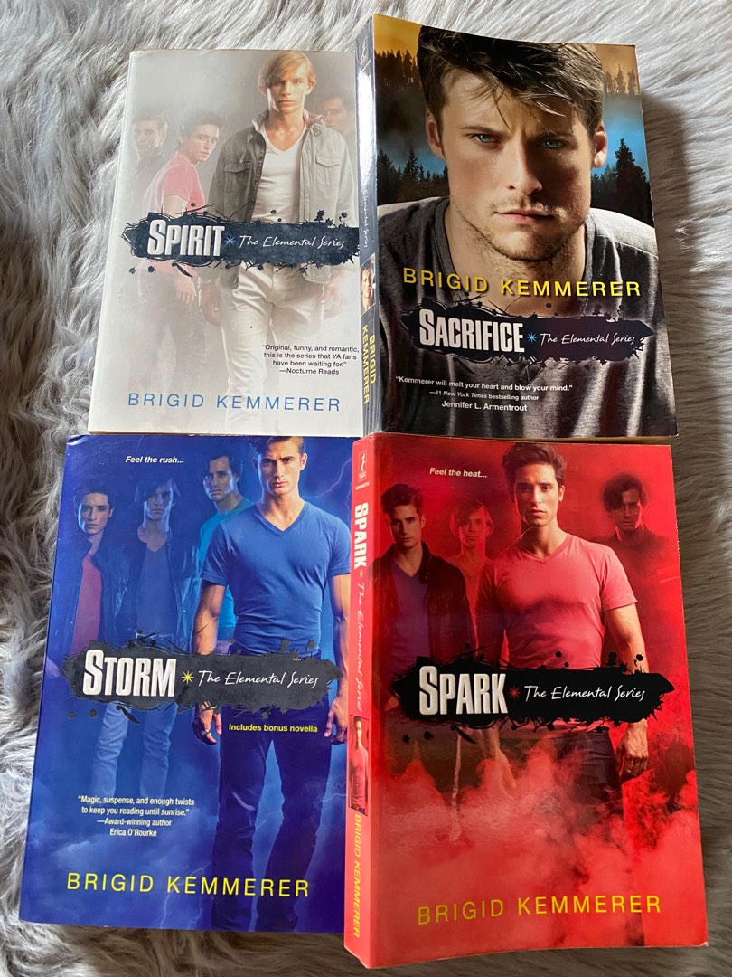 THE ELEMENTAL SERIES US PB BRIGID KEMMERER BOOK 1-5, Hobbies & Toys ...
