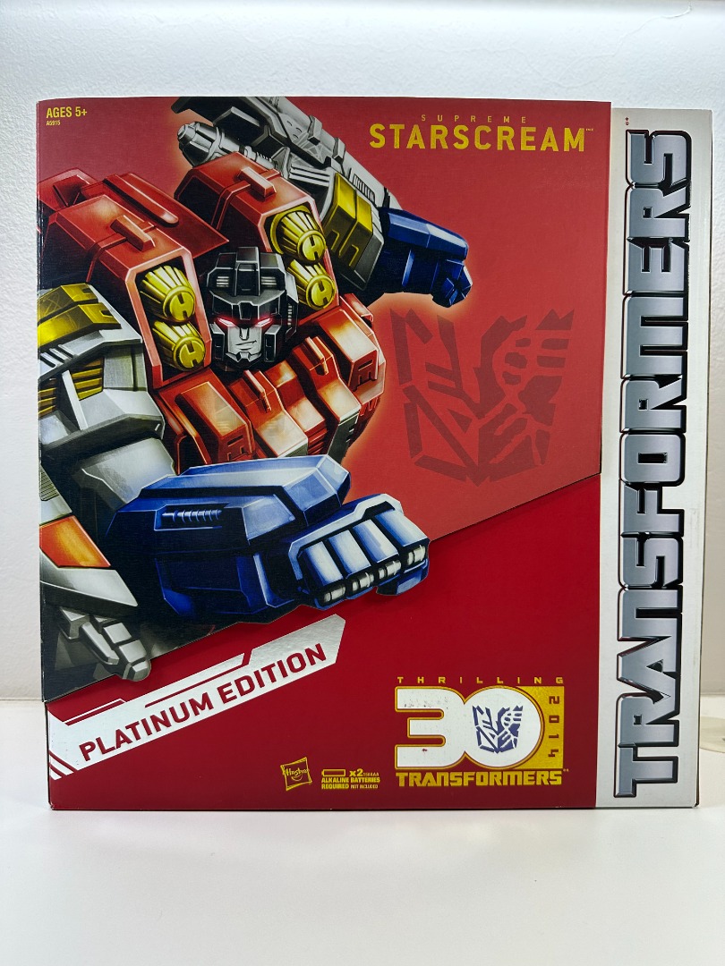 TRANSFORMERS CYBERTRON SUPREME STARSCREAM YEAR OF HORSE EDITION ...