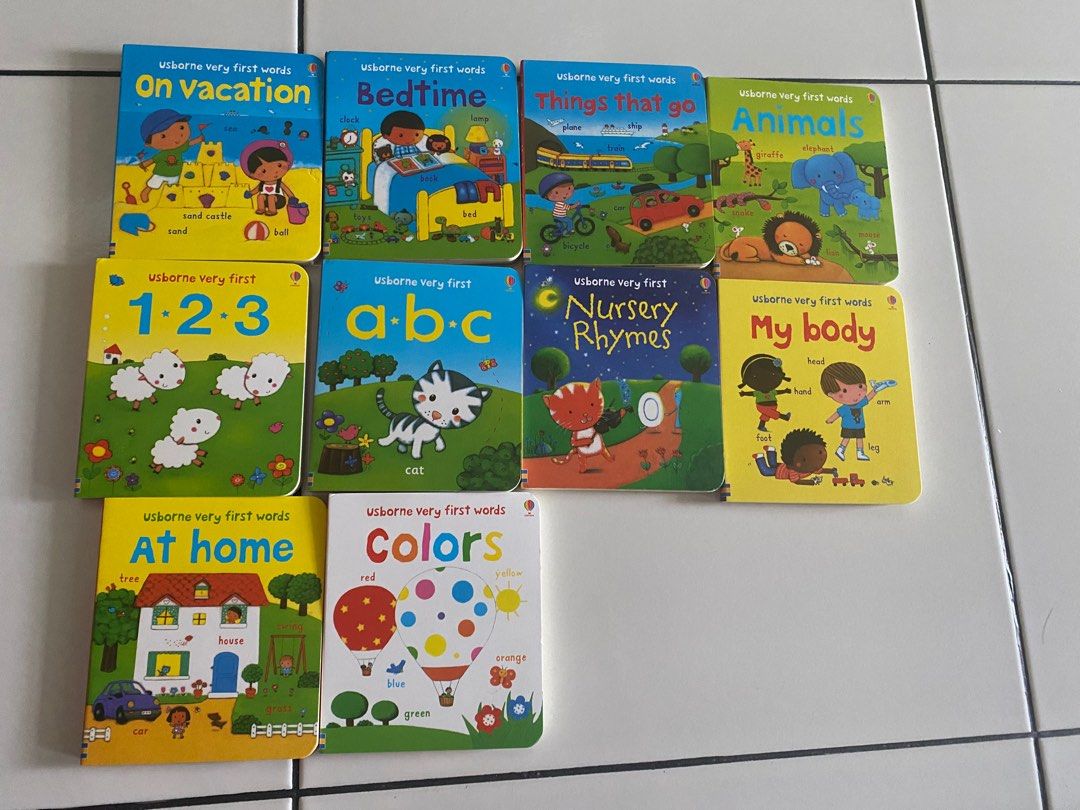 Usborne Very First Words, Hobbies & Toys, Books & Magazines, Storybooks ...