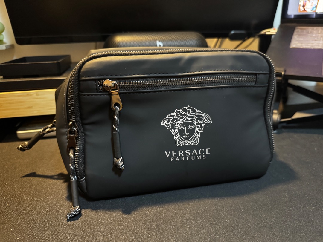 Versace Parfums Toiletry Bag (3 Sections), Luxury, Bags & Wallets on ...
