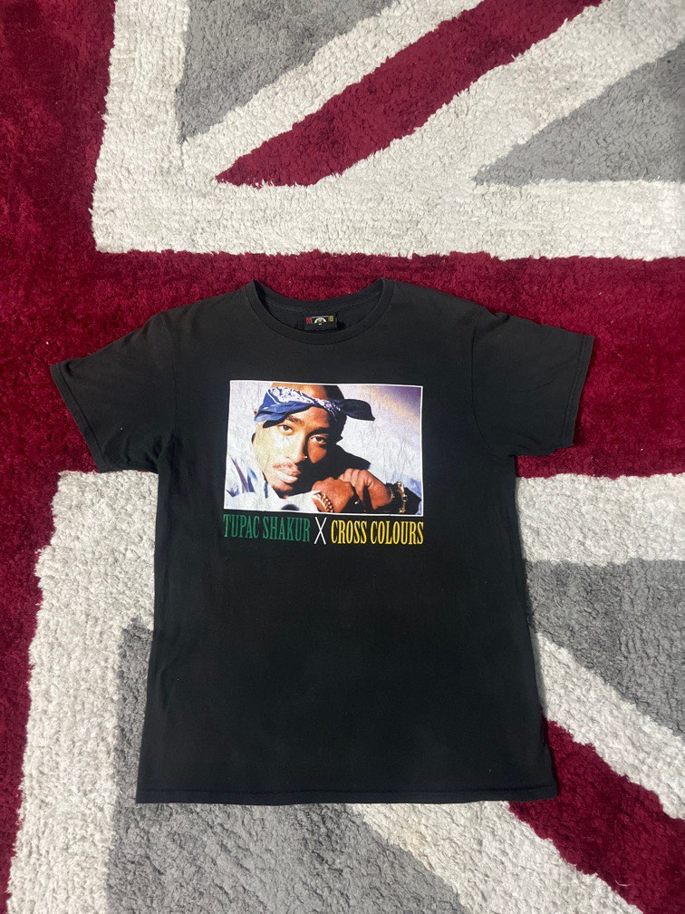 VINTAGE TUPAC SHAKUR X CROSS COLOURS (CC), Men's Fashion, Activewear on ...