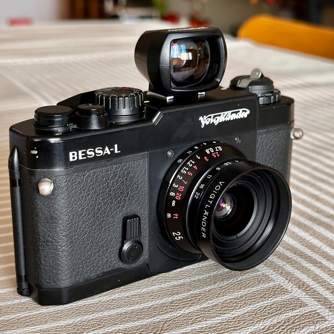 Voigtlander Bessa L with 25mm f4 Snapshot Skopar, Photography, Cameras ...