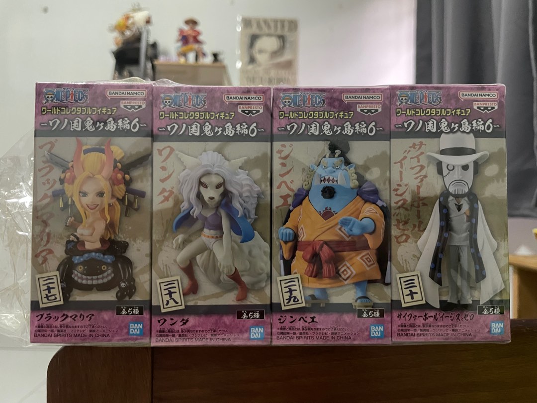 WCF One Piece Action Figure (Black Maria / Wanda Sulong / Jimbei / CP0 ...