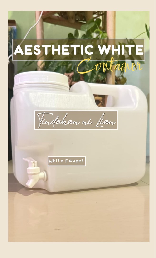 White Water Container 2.5 gallon or 10 liters, TV & Home Appliances ...