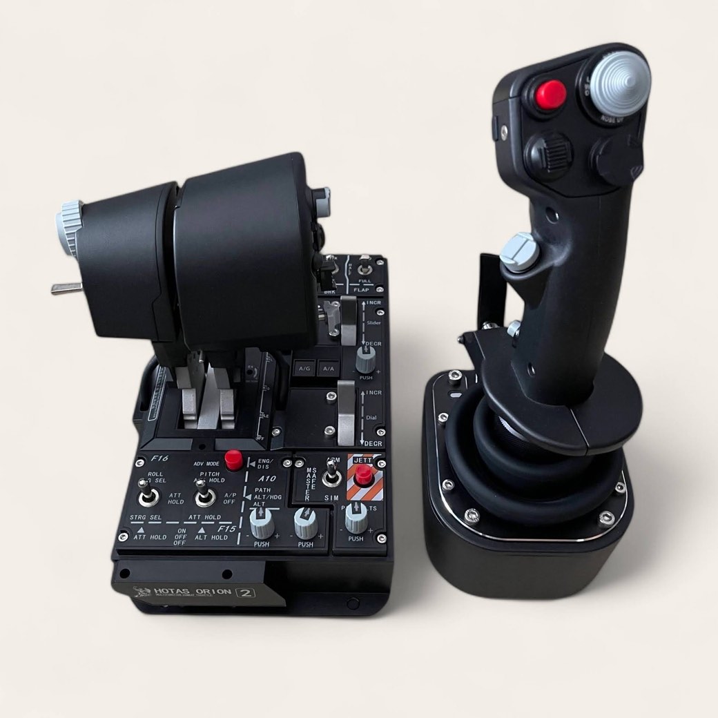 Winwing Orion 2 HOTAS Metal Warthog, Video Gaming, Gaming Accessories ...