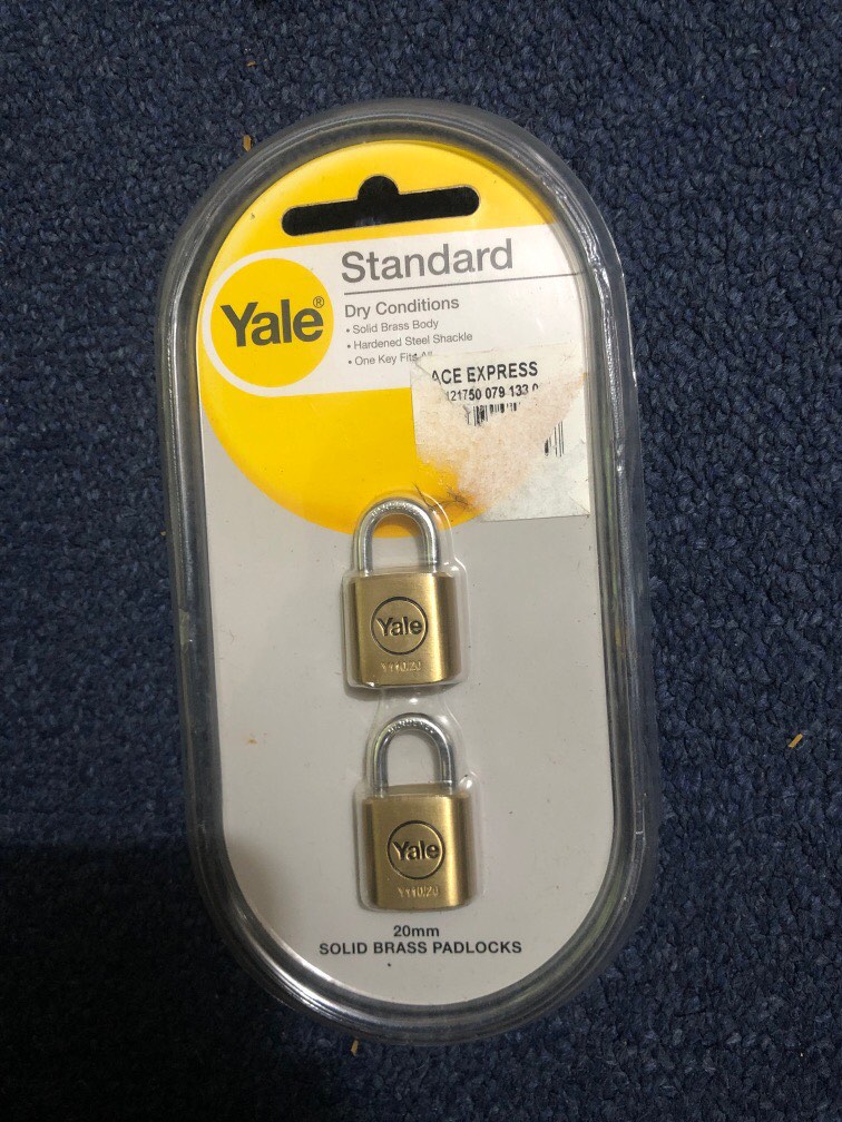 Yale standards solid brass body, Furniture & Home Living, Security ...