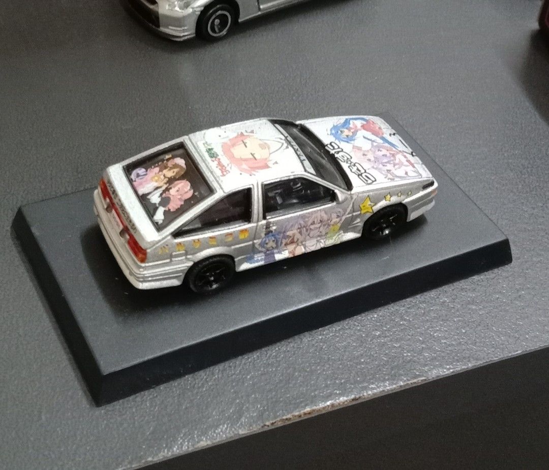 1/64 Aoshima Toyota Ae86 vertex body kit drift Djan not peako, Hobbies ...