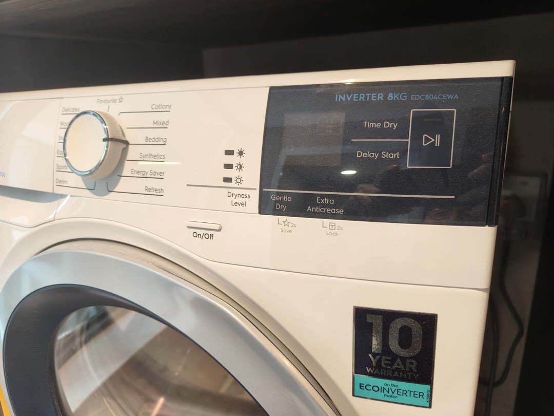 8kg UltimateCare 700 condenser dryer EDC804CEWA Electrolux, TV & Home ...