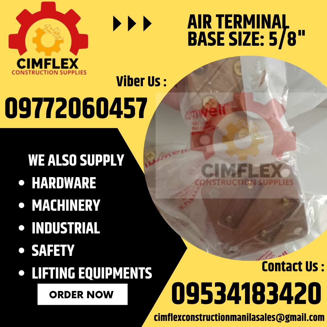 Air terminal base Size: 5/8", Commercial & Industrial, Industrial ...
