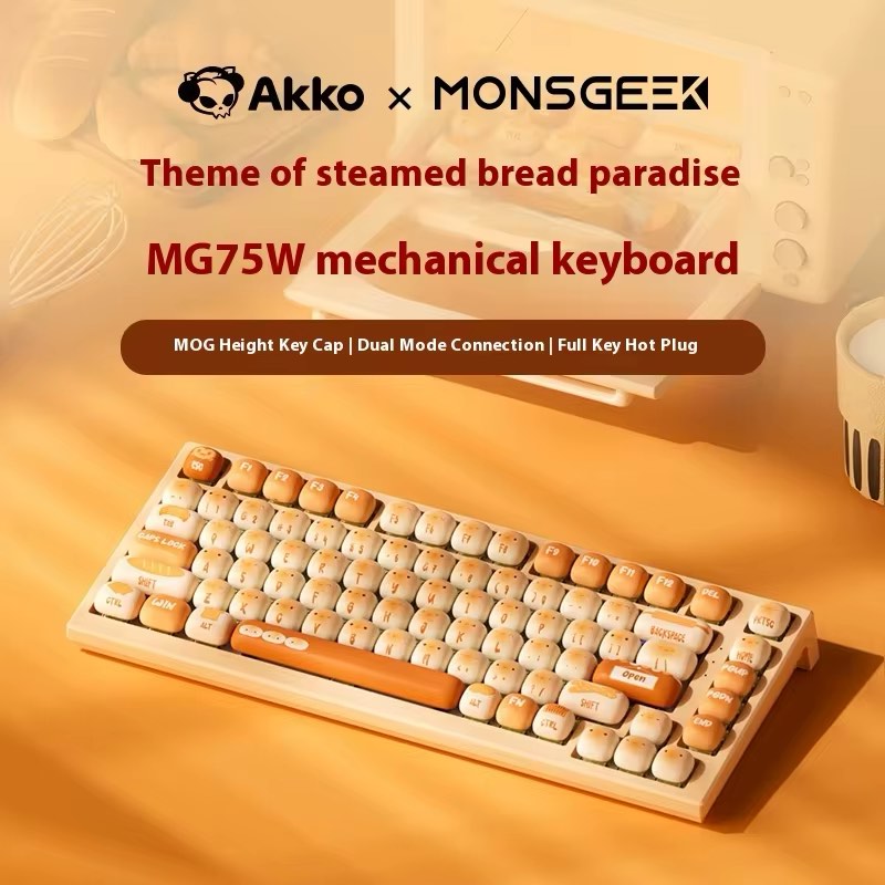 Akko MG75W Mantou Mechanical Keyboard, Computers & Tech, Parts ...