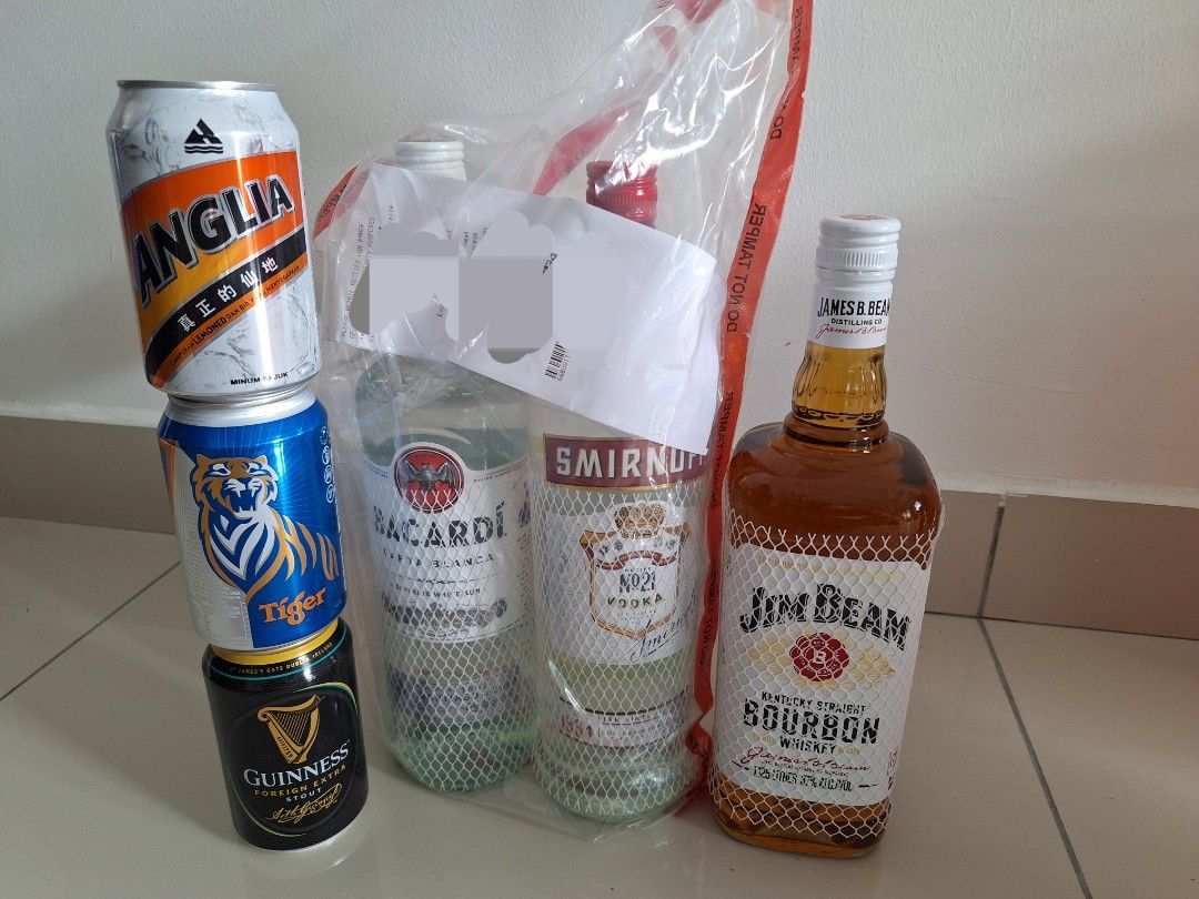 alcohol beer bacardi whisky vodka smirnoff Jim beam tiger shandy, Food ...