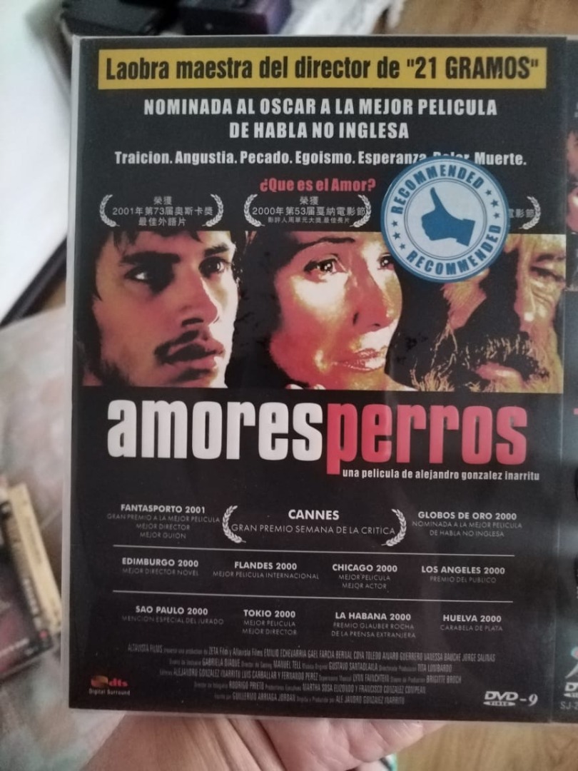 Amores Perros DVD 狗男女的爱, Hobbies & Toys, Music & Media, CDs & DVDs on ...