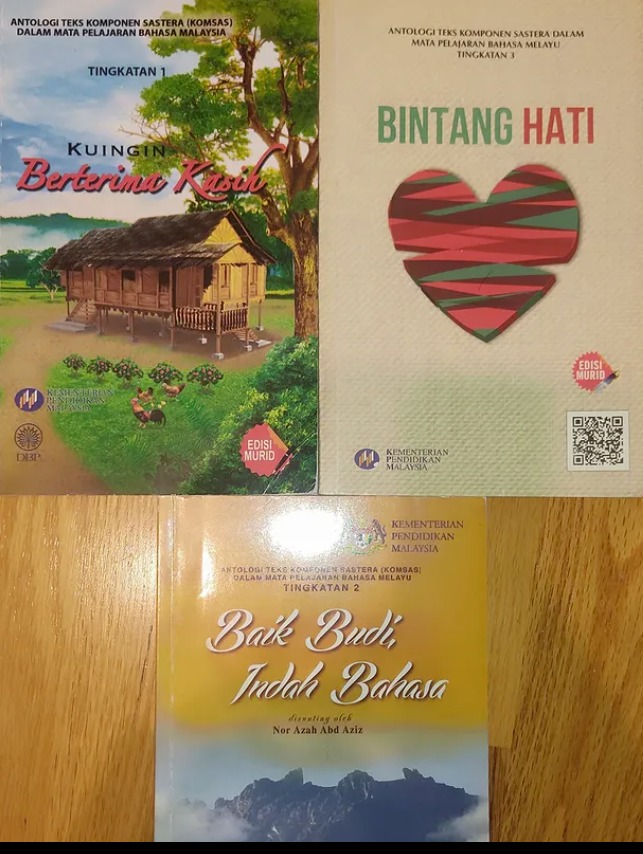 Antologi Teks Komponen Sastera (KOMSAS) TINGKATAN 1-3, Hobbies & Toys ...