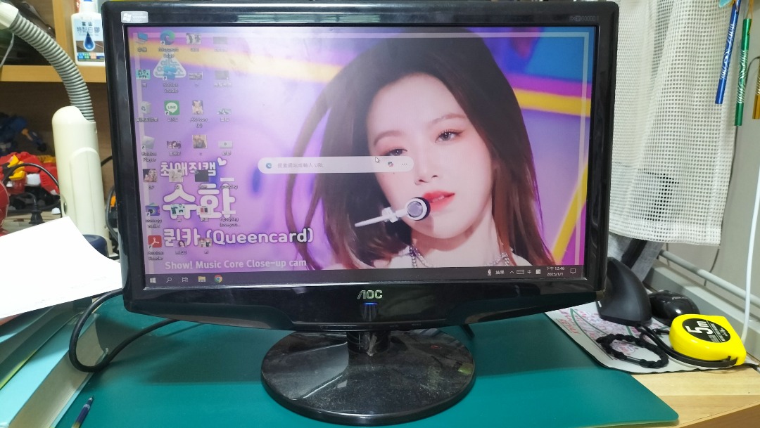AOC TFT185W80PS 18.5吋液晶顯示器, 電腦及科技產品, 電腦周邊產品, LCD 螢幕在旋轉拍賣
