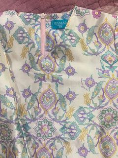 Wanzar Audrey Kurung in Pastel Purple, Women's Fashion, Muslimah ...