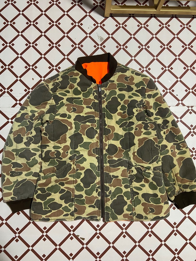 camou reversible jacket workwear, Men's Fashion, Tops & Sets, Hoodies ...