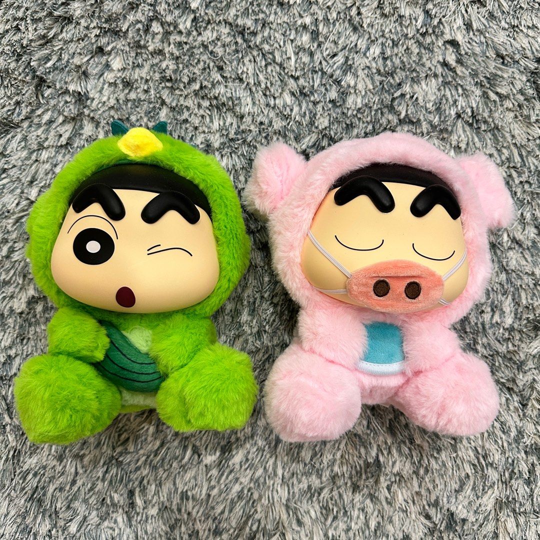 Crayon shin chan vinyl ranch story (dinosaur & pig), Hobbies & Toys ...