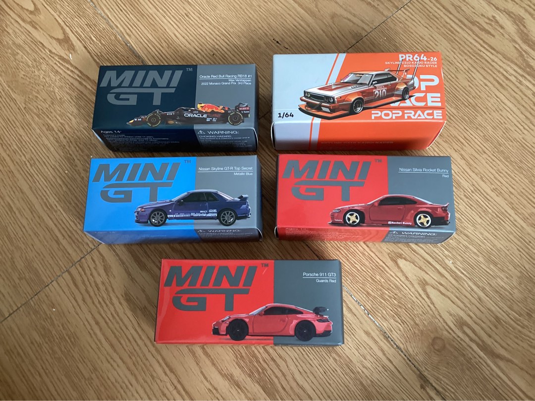 Diecast Set Mini Gt & Poprace / ea, Hobbies & Toys, Toys & Games on ...