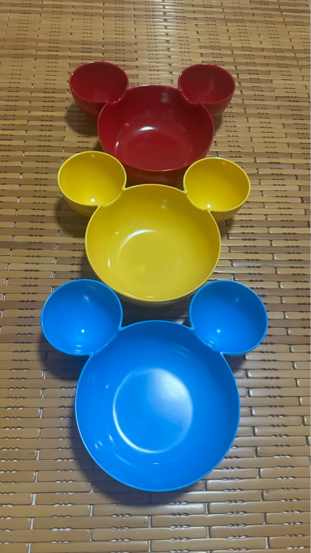 Disney mickey mouse bowl, Furniture & Home Living, Kitchenware ...