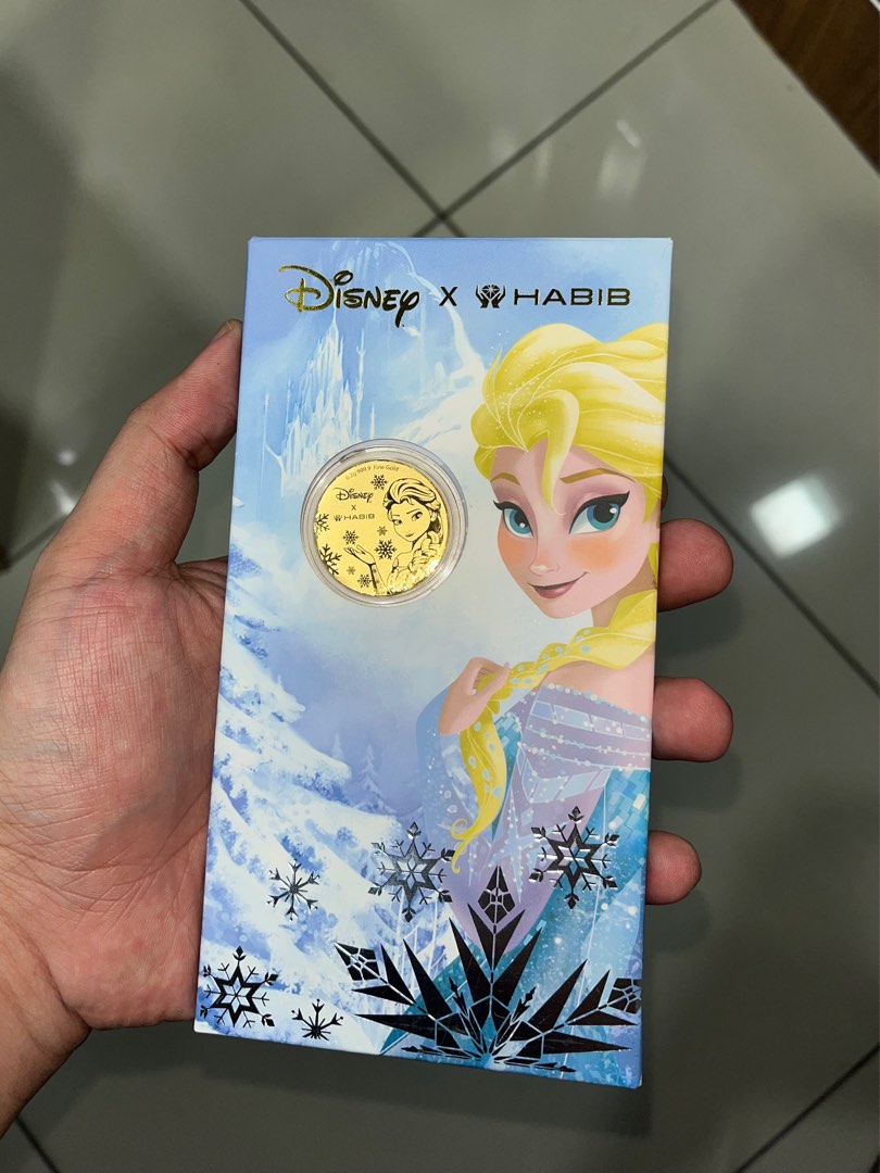 Disney x Habib Elsa Wafer coin, Everything Else, Others on Carousell