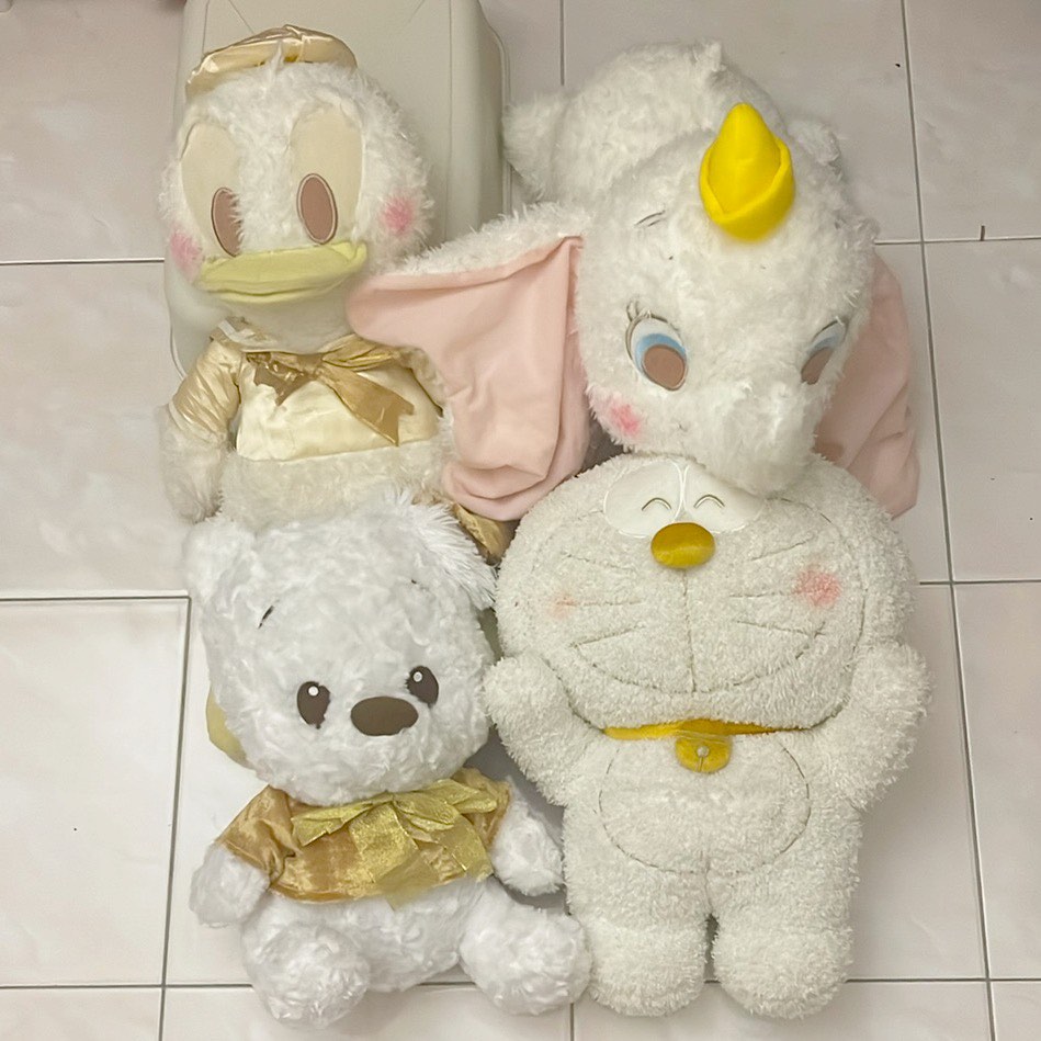 Doraemon Donald Dumbo Pooh Soft toys Plushies, Hobbies & Toys, Toys ...