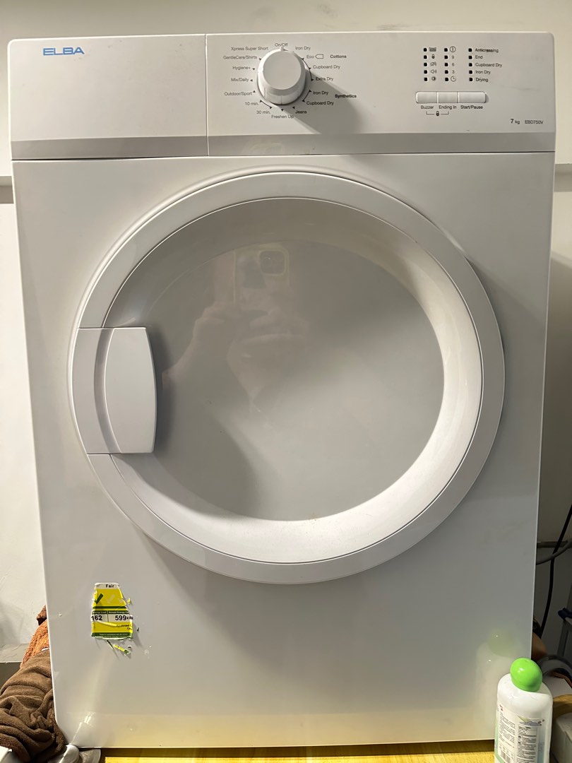 Elba Air Vented Dryer 7kg, TV & Home Appliances, Washing Machines and ...