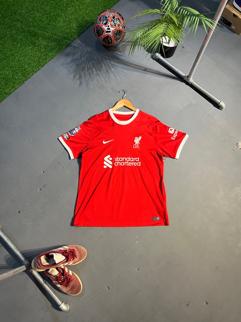 EPL Team - Liverpool FC Nike 2023/2024 Football Jersey, Men's Fashion, Activewear on Carousell