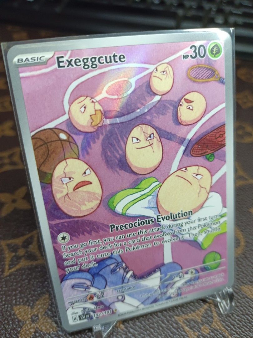 Exeggcute - 192/191 Illustration Rare (IR) Surging Spark Pokemon Card ...