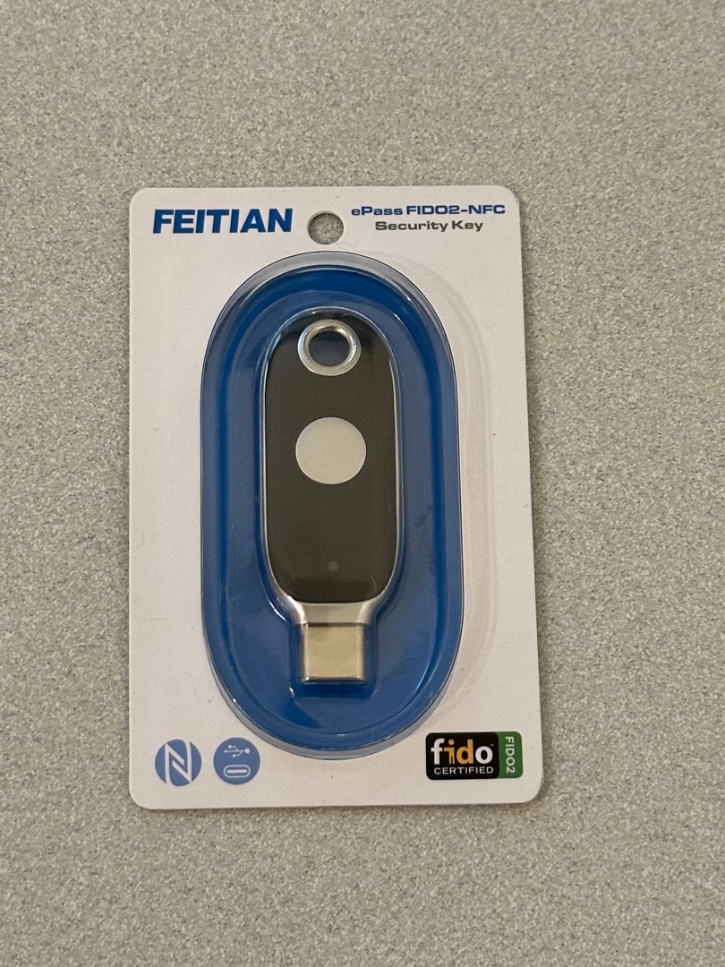 Feitian ePass FIDO2-NFC Security Key, Computers & Tech, Office ...