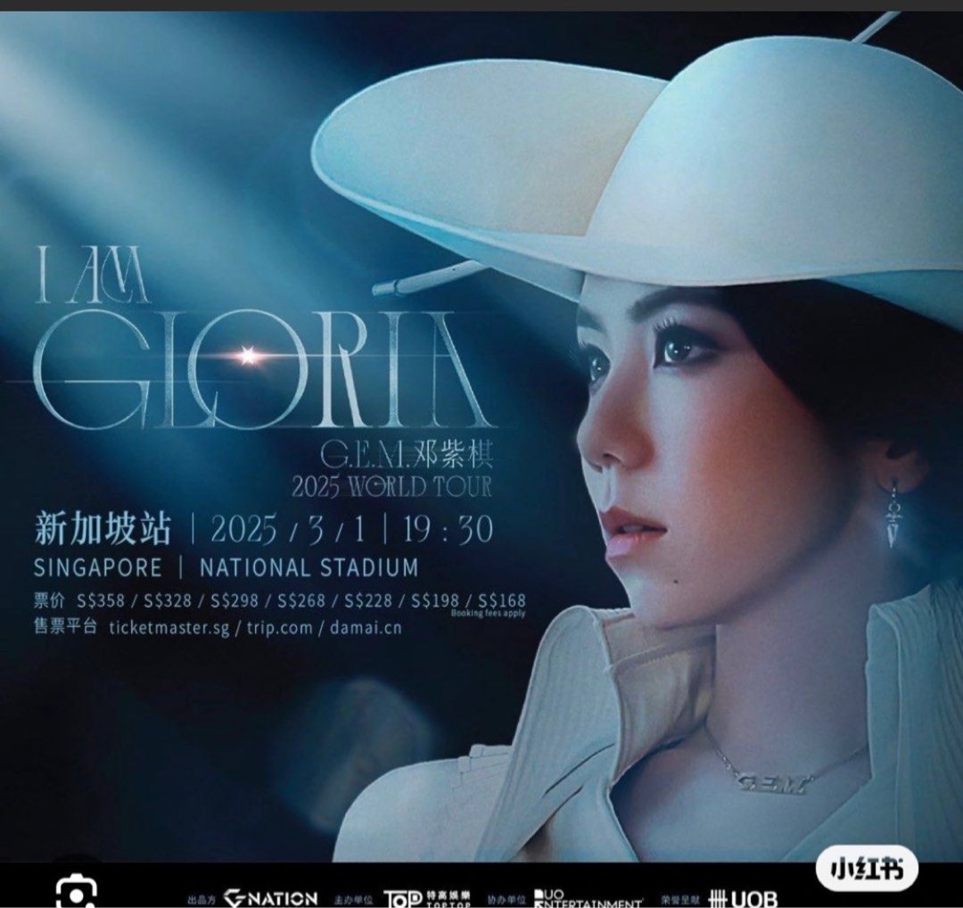 *Discounted* GEM CONCERT SG 01 MARCH 2025, Tickets & Vouchers, Event ...