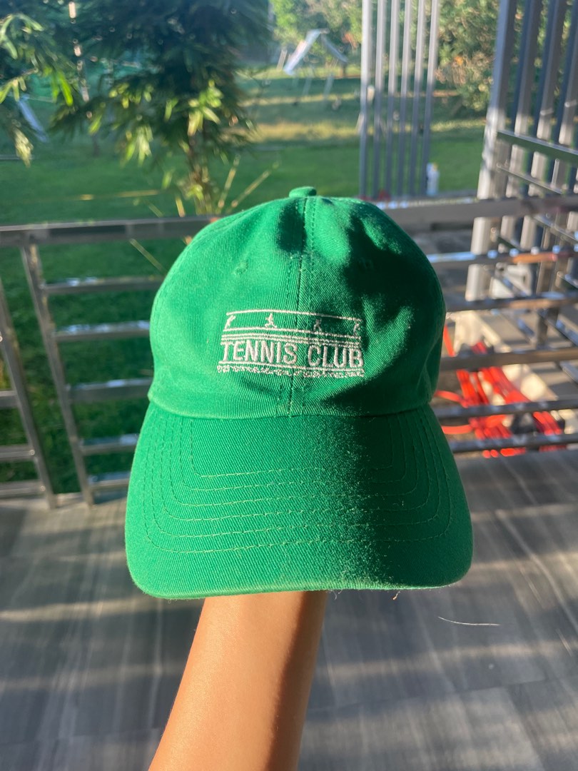 Green Tennis Club Cap, Men's Fashion, Watches & Accessories, Caps ...