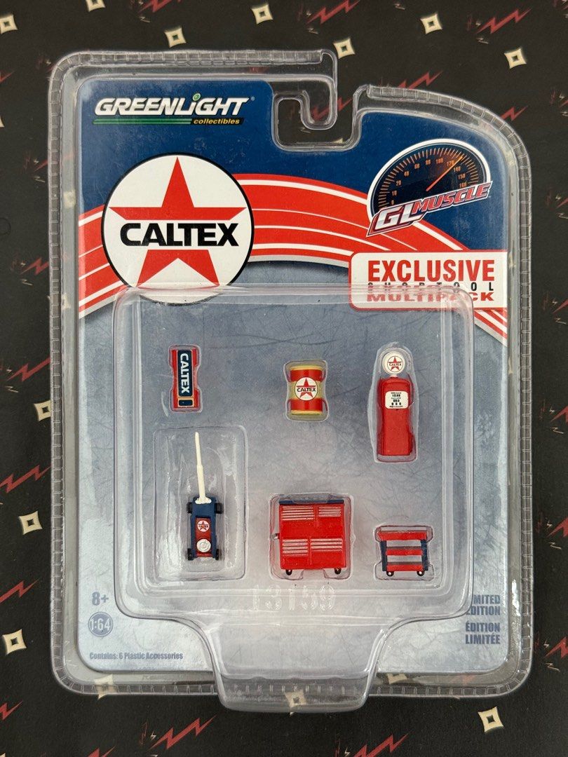 Greenlight 1/64 garage diorama Caltex Michelin > limited edition Hot ...