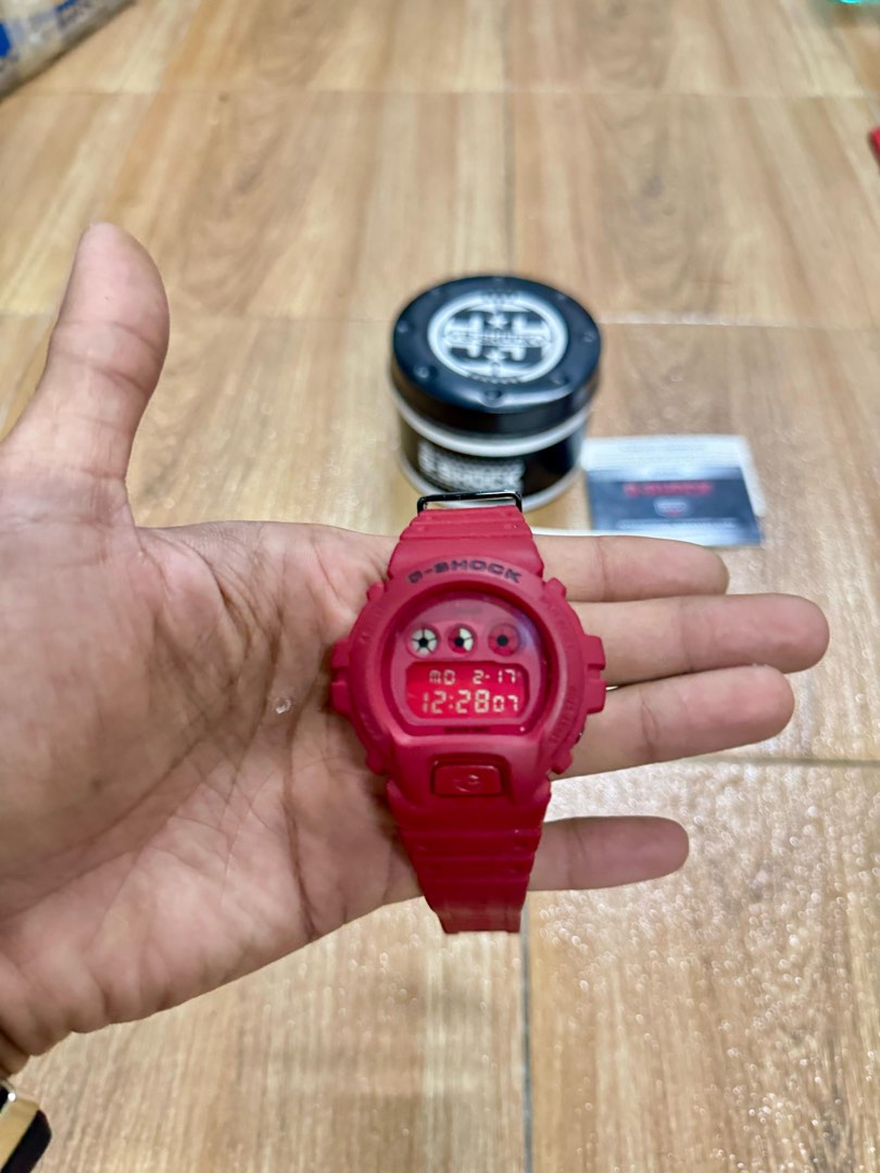 G-Shock Dw6900 Red Out 35th Anniversary, Men's Fashion, Watches ...
