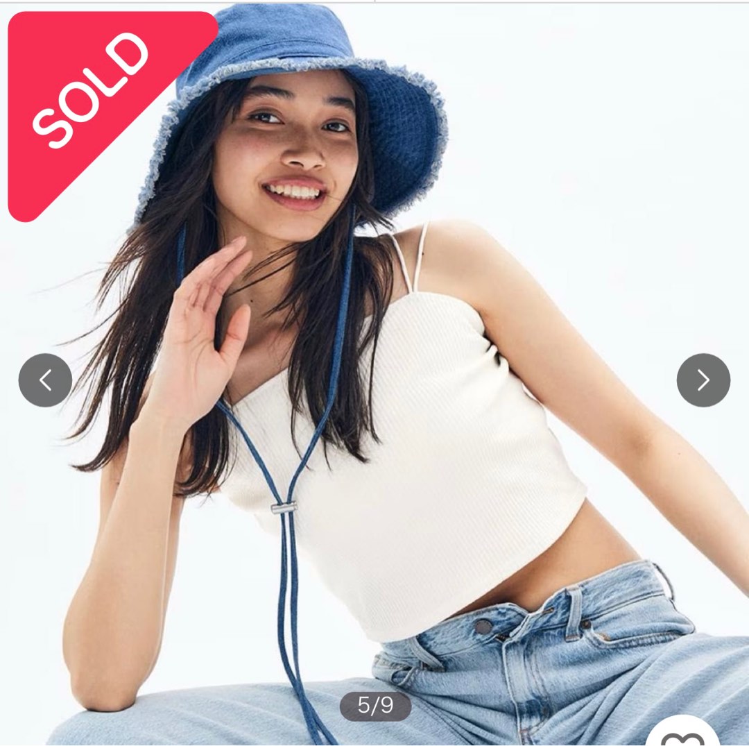 GU Narrow Strap, Women's Fashion, Tops, Sleeveless on Carousell