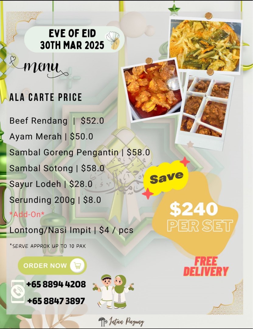 Hari Raya Lauk / Dishes 2025, Food & Drinks, Local Eats on Carousell