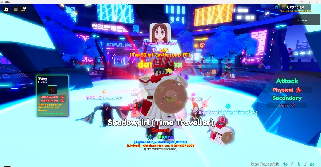 Homura/Shadowgirl (Time Traveller) ANIME ADVENTURES, Video Gaming ...