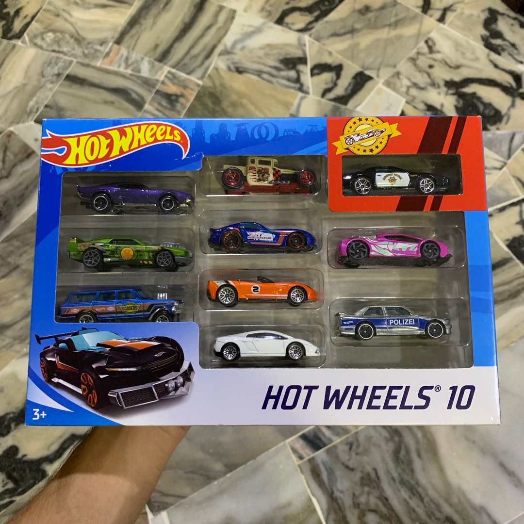HOT WHEELS 10 CAR PACK - ASSORTED, Hobbies & Toys, Toys & Games on Carousell
