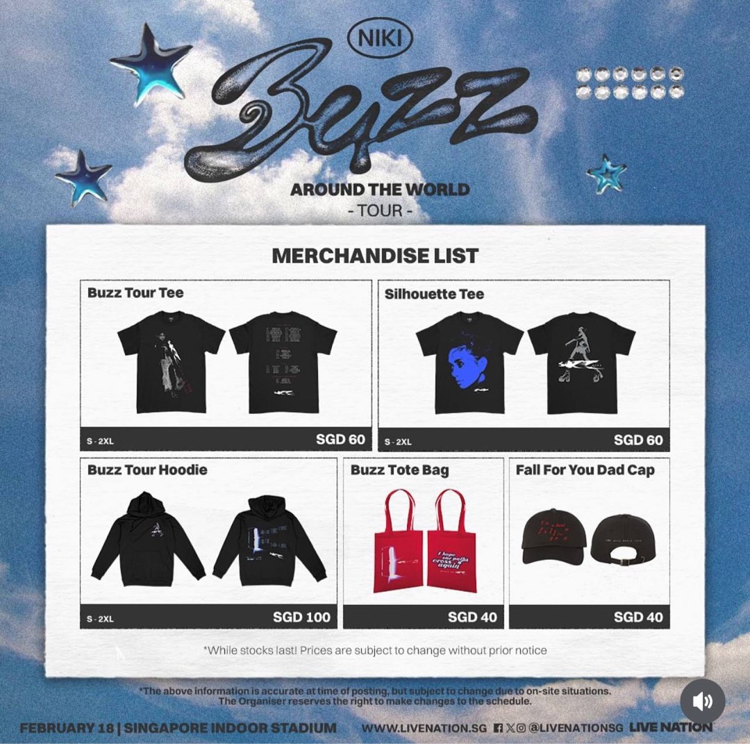 HTB NIKI BUZZ World Tour, Hobbies & Toys, Memorabilia & Collectibles ...