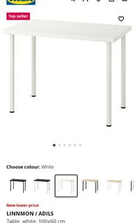 IKEA LINMON TABLE, Furniture & Home Living, Furniture, Tables & Sets on ...