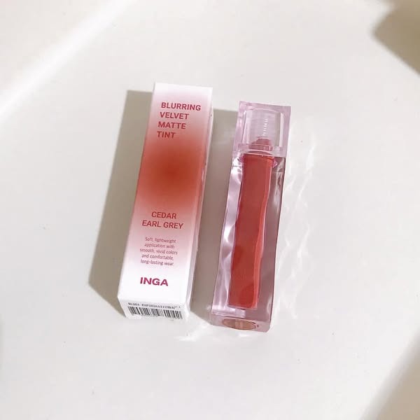 inga blurring velvet matte tint in earl cedar grey, Beauty & Personal ...