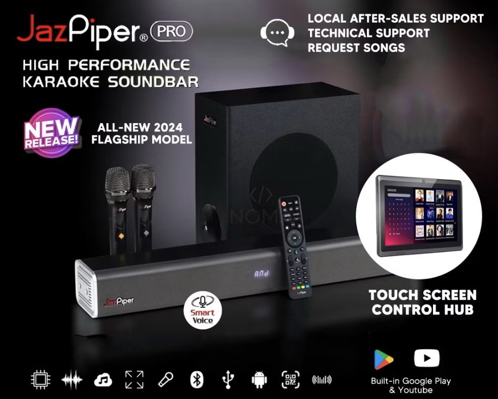 JazPiper Pro Home Karaoke System, TV & Home Appliances, TV & Entertainment, Entertainment ...