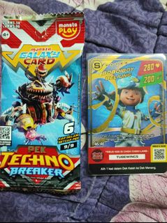 Kad Boboiboy Techno Breaker SR & AR, Hobbies & Toys, Toys & Games on Carousell